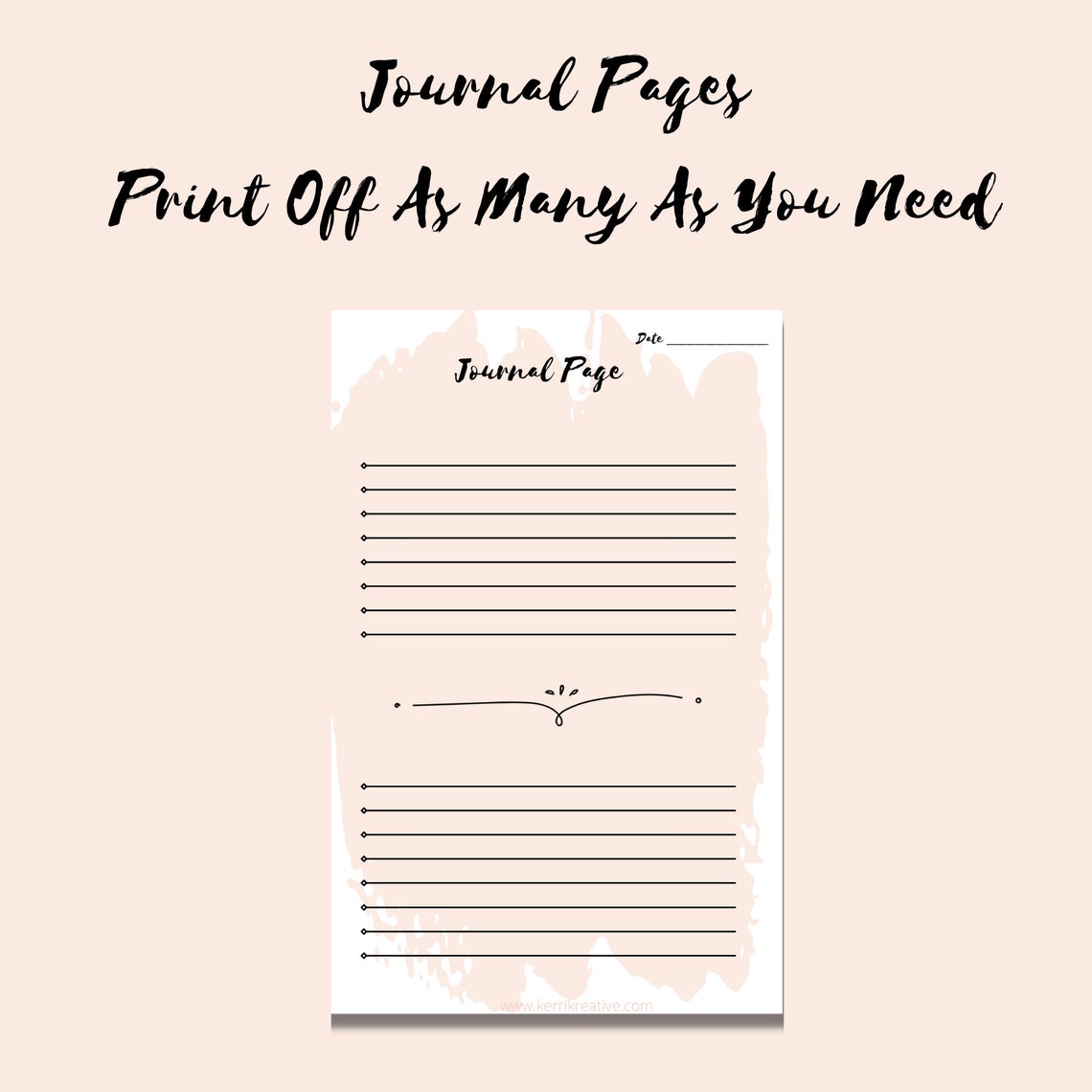 Morning Routine Digital Download Downloadable PDF Daily Routine Journal ...