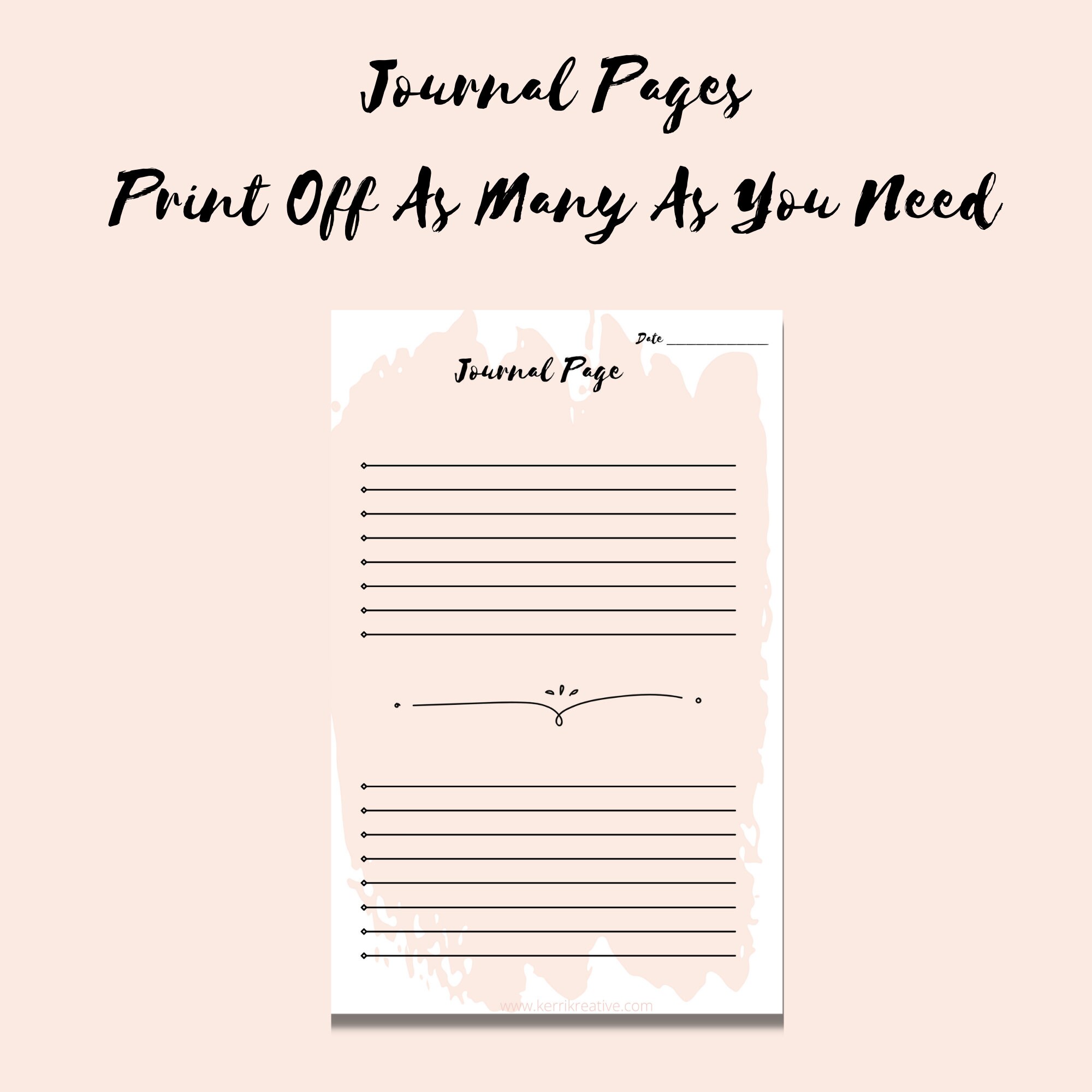 Morning Routine Digital Download Downloadable PDF Daily Routine Journal ...