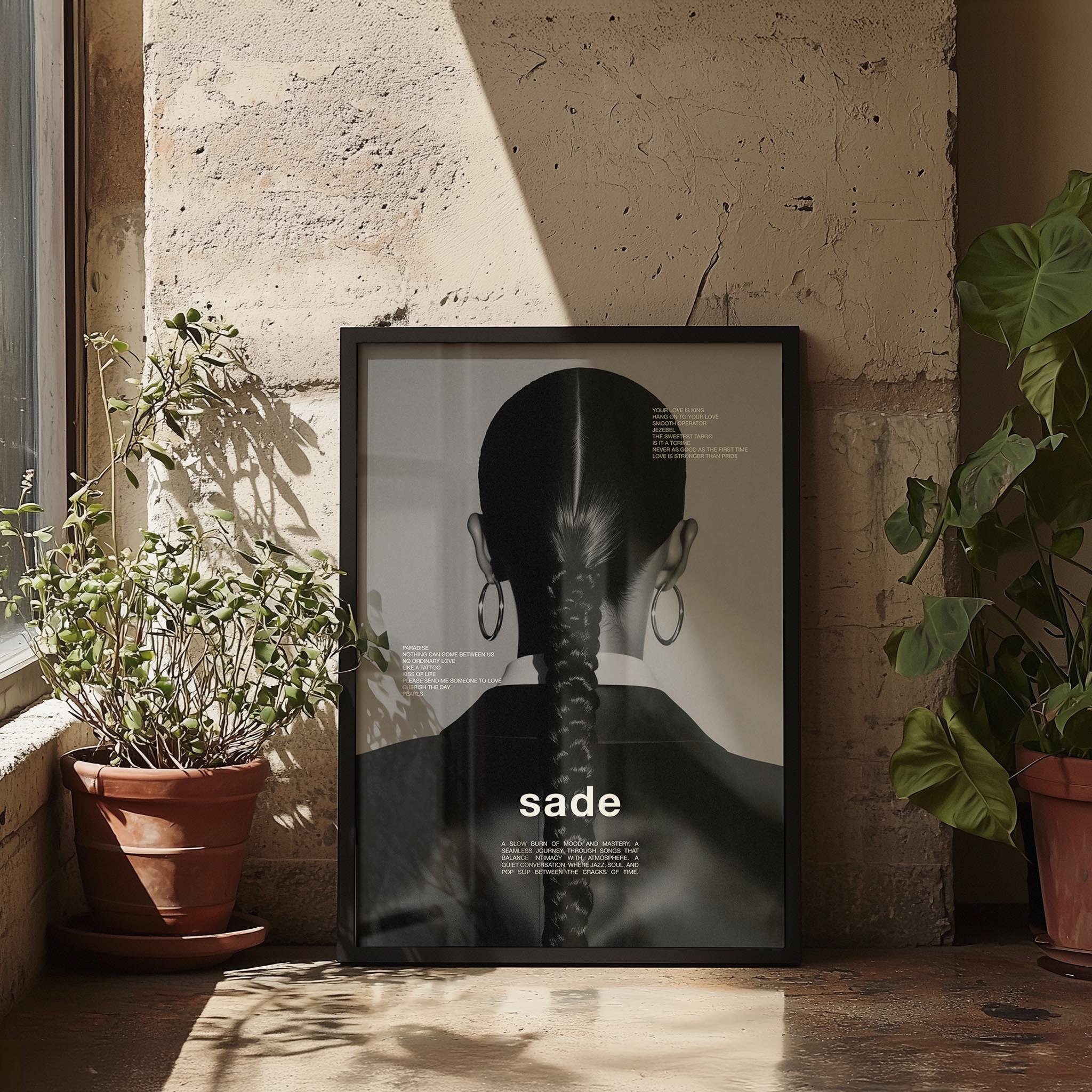 Sade Poster, Smooth Operator Print, 90s Soul and Jazz Wall Art, the ...