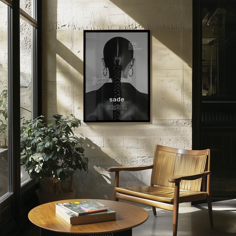 Sade Poster, Smooth Operator Print, 90s Soul and Jazz Wall Art, the ...