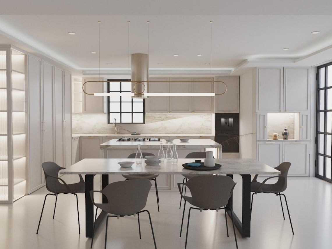 Custom Living Room or Kitchen Design, Personalized 3D Renderings ...