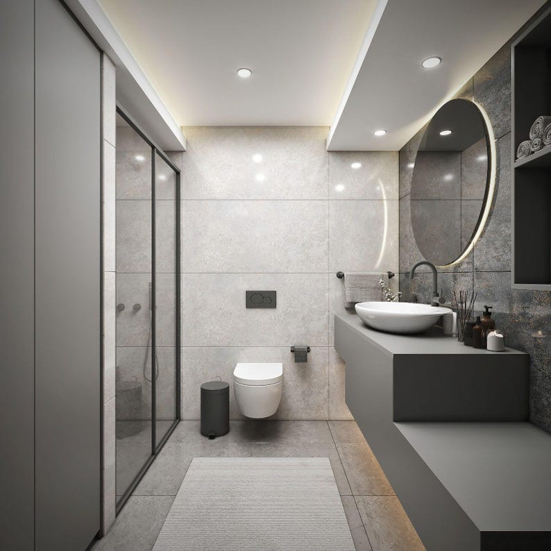 Custom Bathroom Design, Personalized 3D Renderings, 2D Plans, Home ...