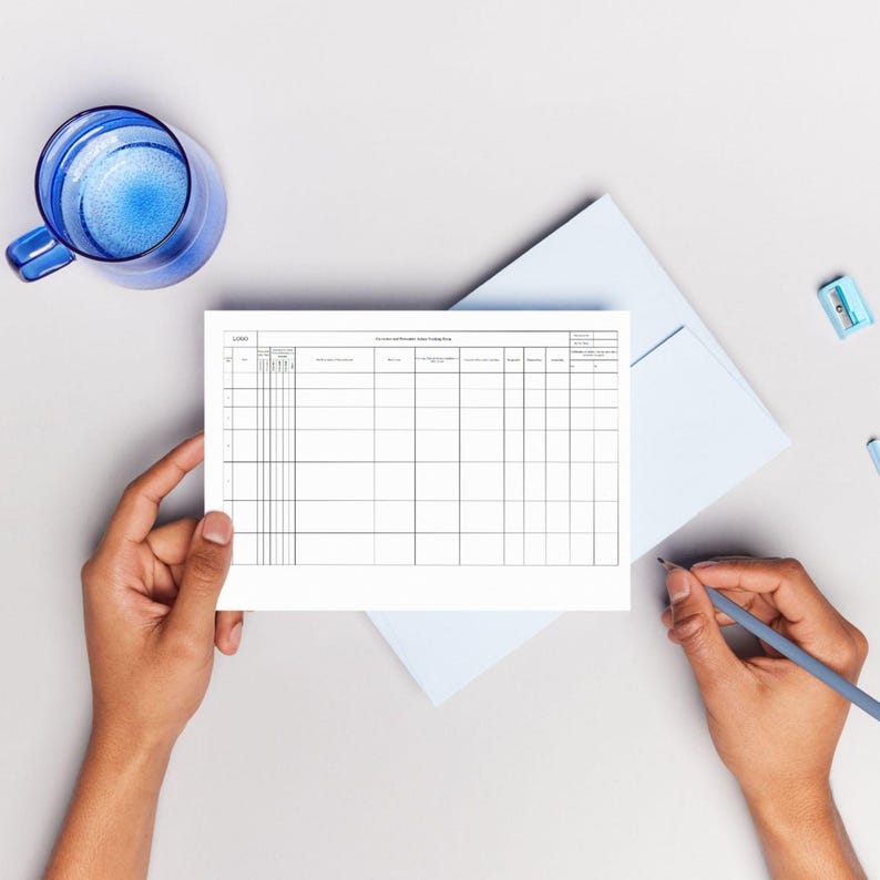 Corrective & Preventive Actions Readiness Form | ISO 9001 CAPA Tracking ...