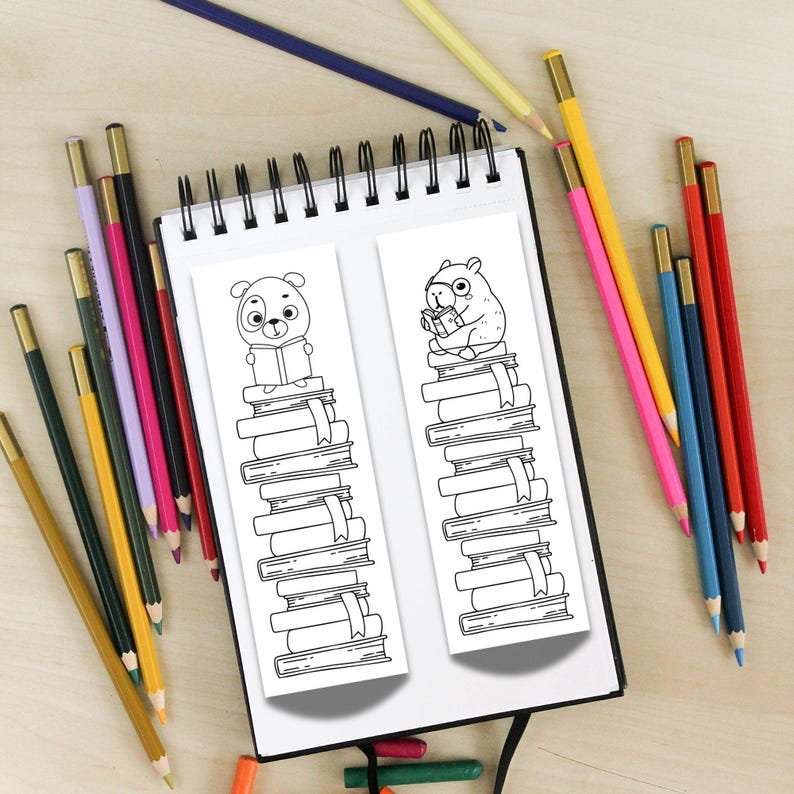 Cute Animal Printable Bookmarks for Kids | Fun & Interactive First ...