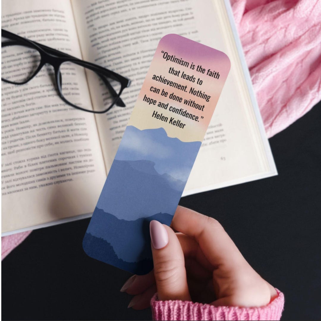 Helen Keller Printable Quote Bookmarks (10 Pcs) – Motivational Therapy ...