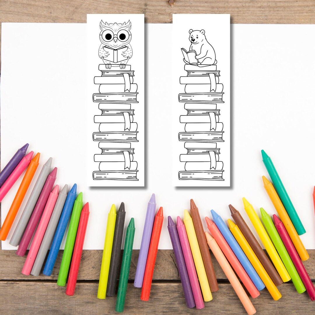 Printable Animal Bookmarks for Kids | Classroom Rewards PDF - Etsy