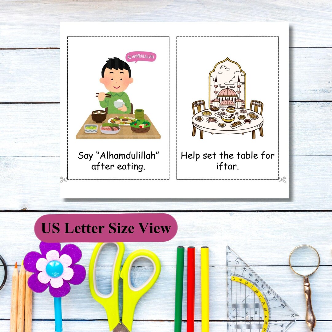 Ramadan Good Deeds Cards – 30 Printable Kindness Activities | 2 Cards ...
