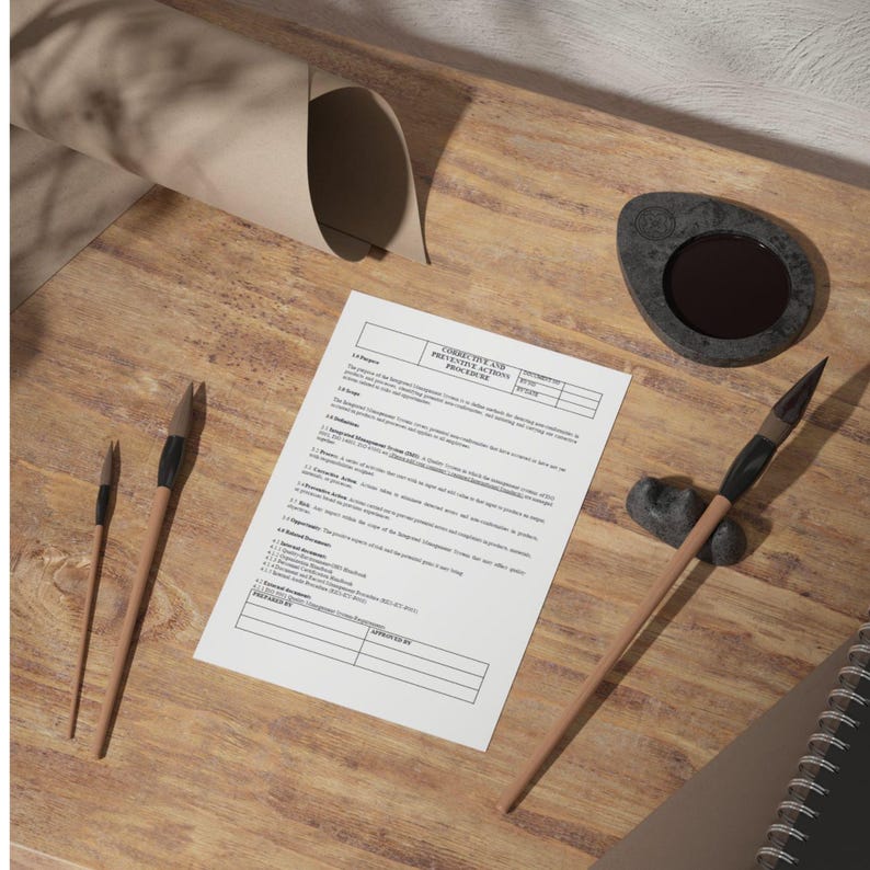 Corrective & Preventive Actions Readiness Form | ISO 9001 CAPA ...