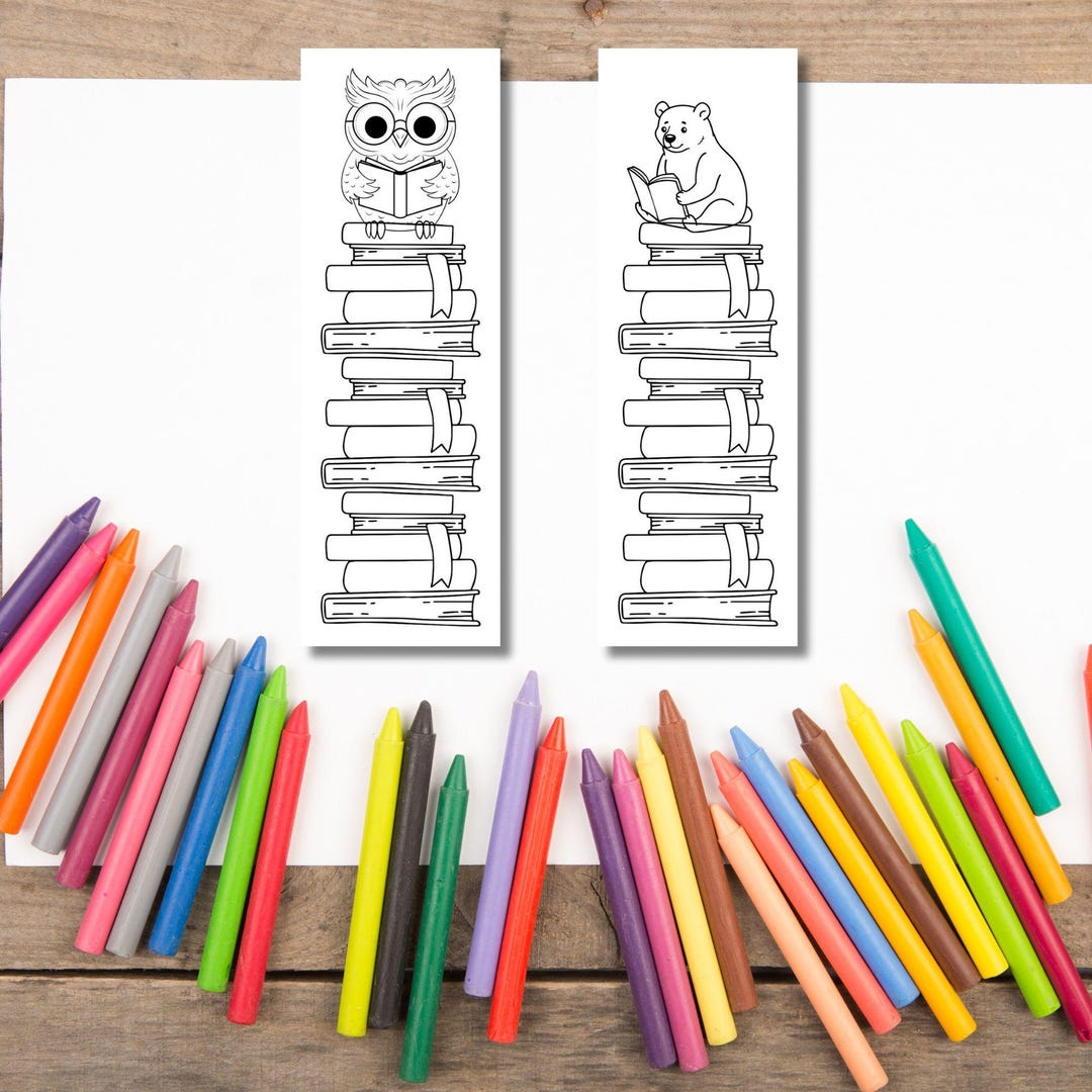 Cute Animal Printable Bookmarks for Kids | Fun & Interactive First ...