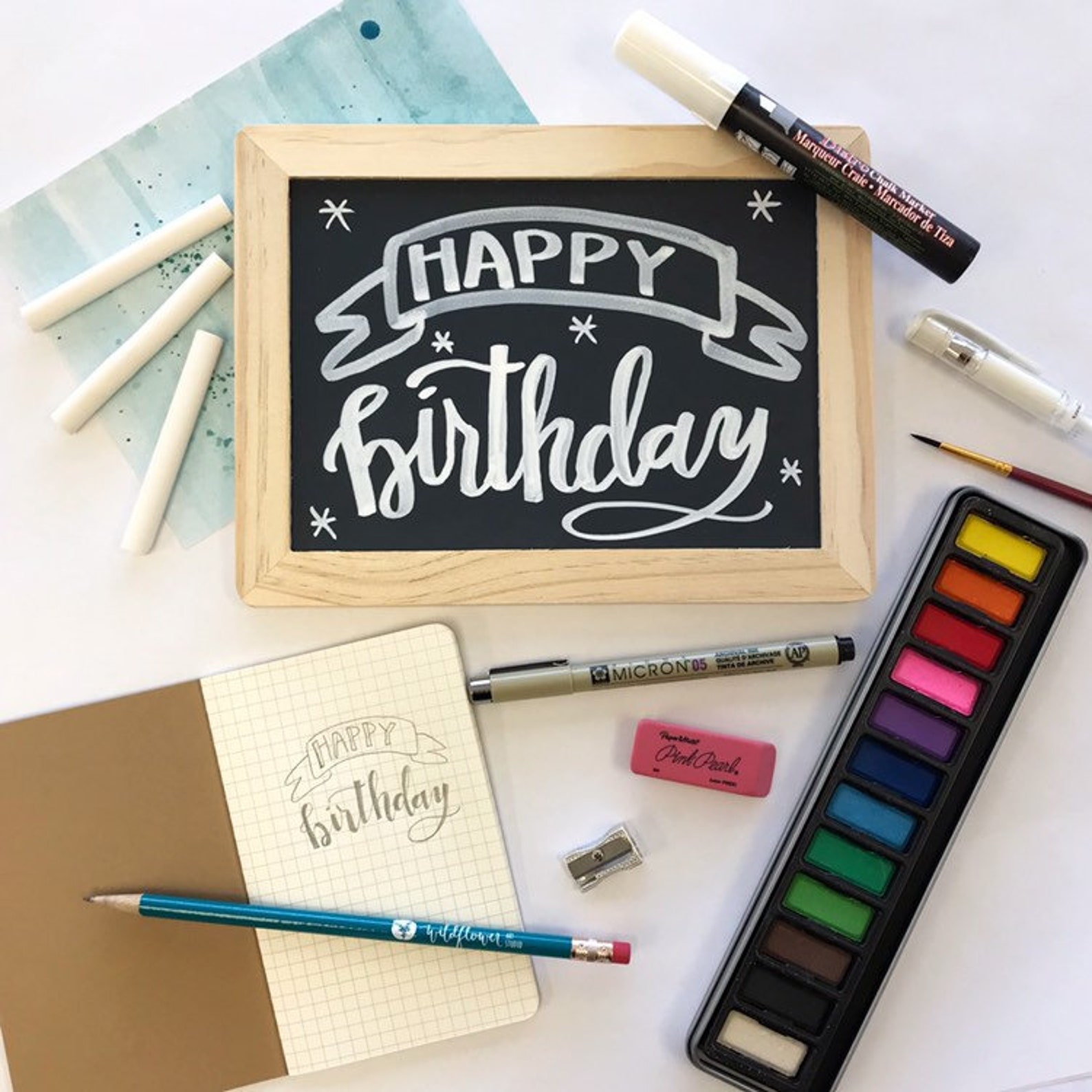 DIY Hand Lettering Kit Premium Craft Kit for Adults Art - Etsy
