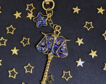 Libra Keychain - Etsy