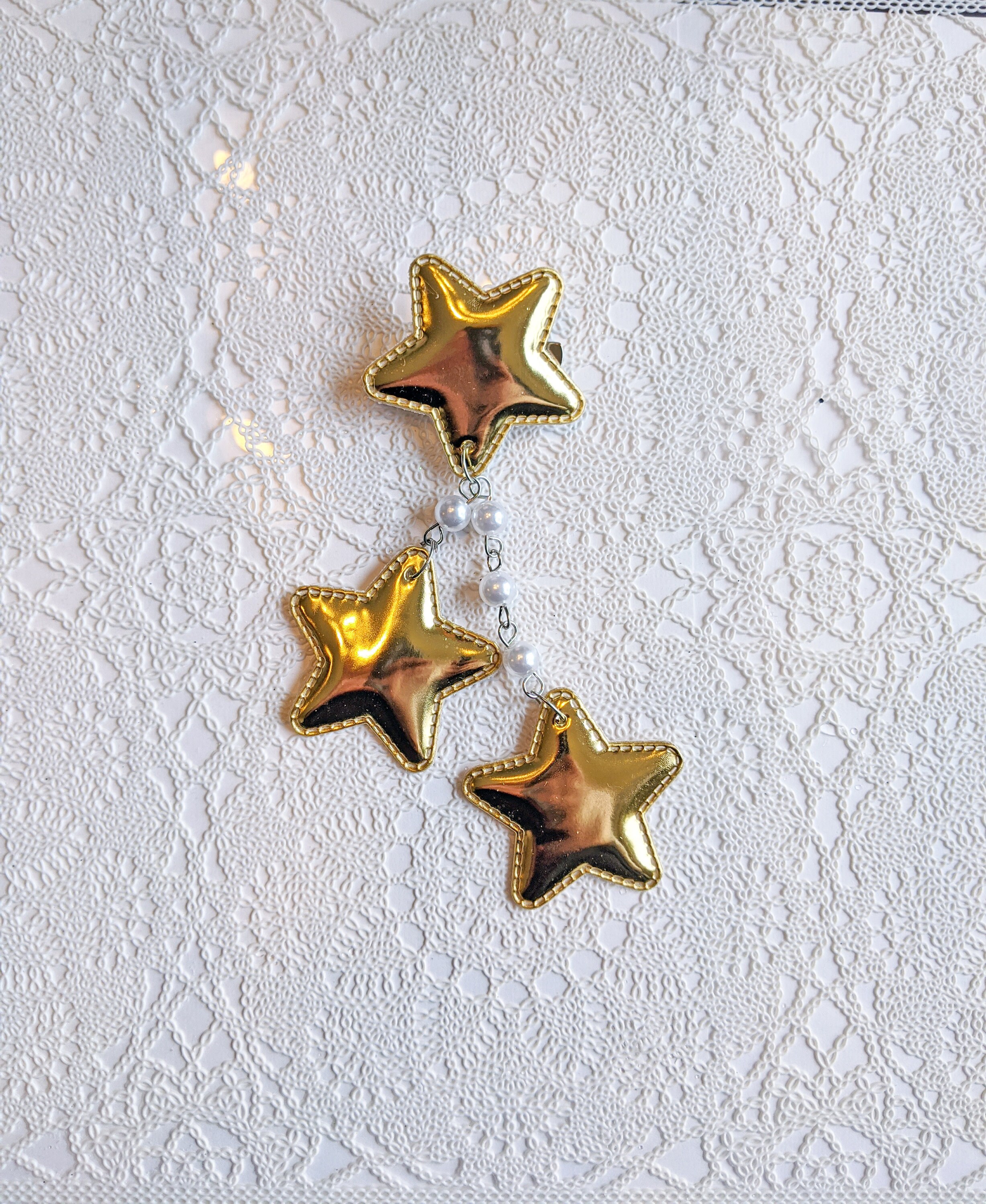 2-way Large Shiny Gold Star Clip - Etsy