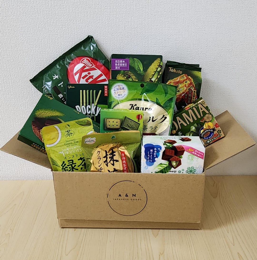 Japanese Matcha Snack Box, Matcha Box, Snack Box, Japanese Treats, Gift ...