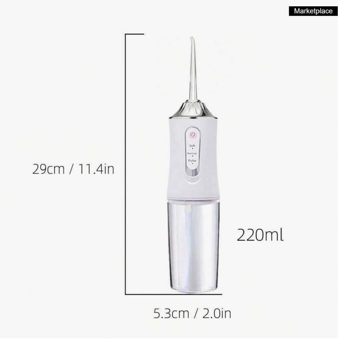 Portable Electric Water Flosser, With 4 Nozzles, USB Charging, 3 Smart ...