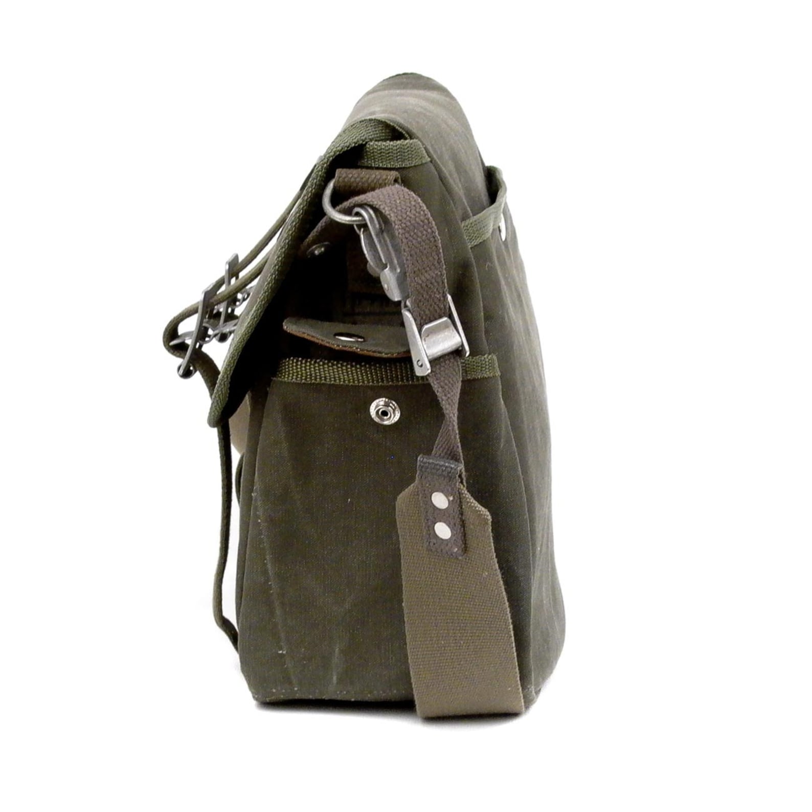 Upcycled German Army Duffle Bag Messenger: Vegan Crossbody 2080 - Etsy