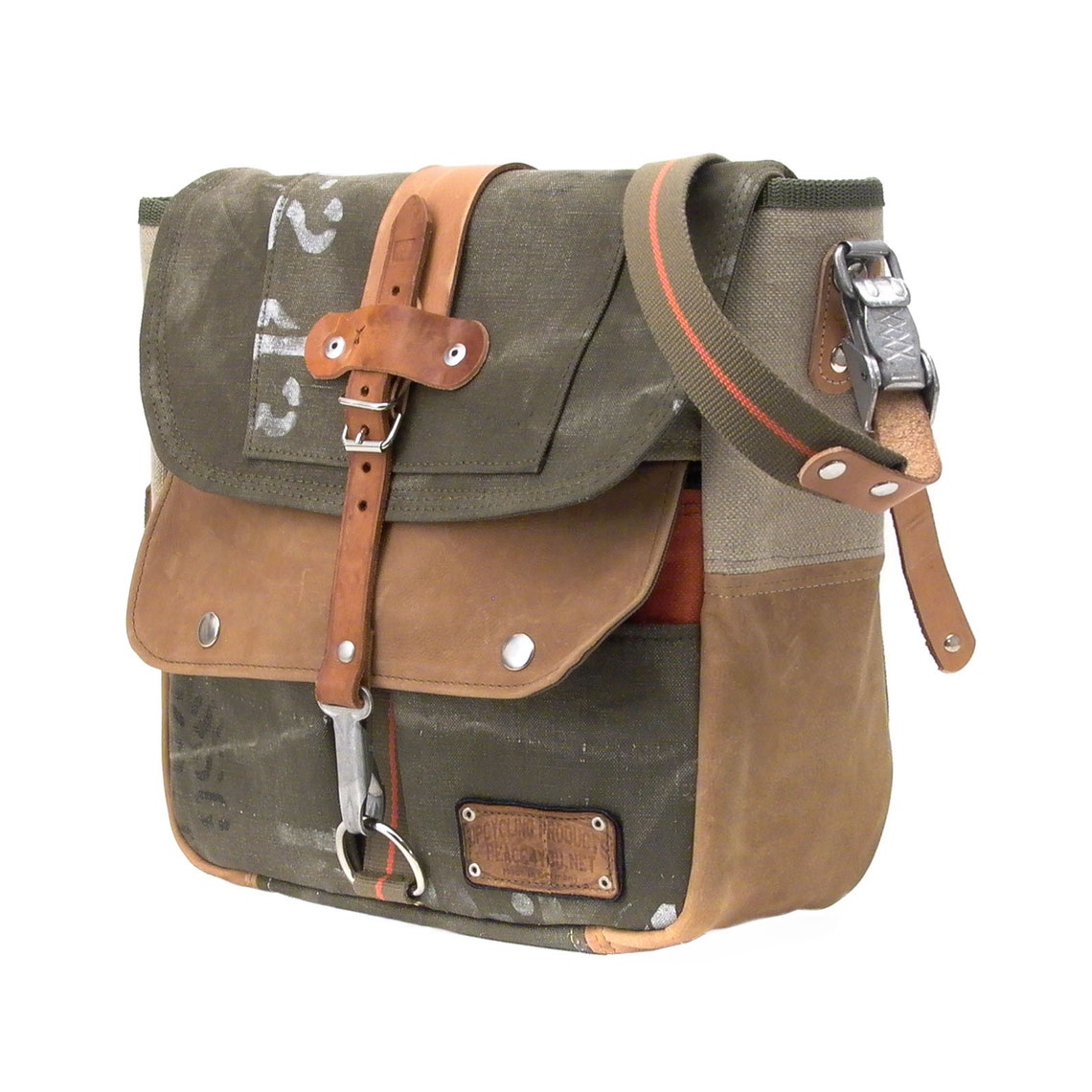 Army Canvas Messenger Bagnavy Kitbaggerman Army - Etsy