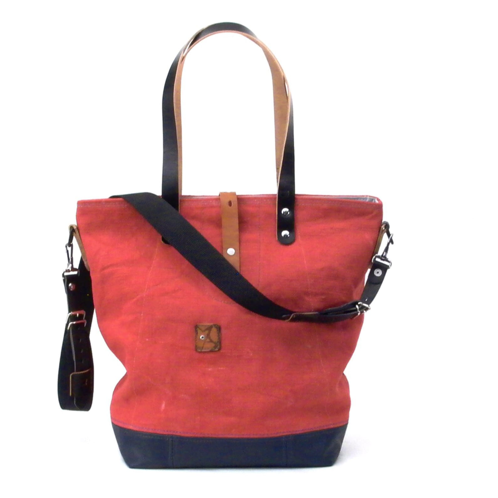 Red Canvas Shoulder Handbag Top Handle Bag Crossbody Bag - Etsy