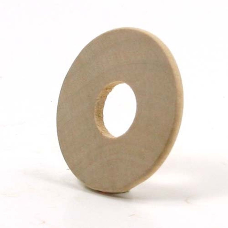 Unfinished Wood Washer 1-1/2 in Diameter With 1/2 Inch Hole - Etsy