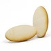 Unfinished Wood Oval 1-1/2 Inches Tall by 3/4 Inches Wide - Etsy