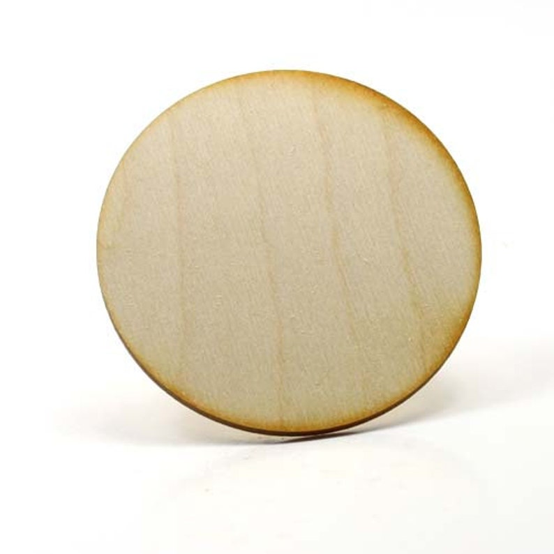 Unfinished Wood Circle Cutout - 4 Inches in Diameter and 1/8 Inch Thick ...