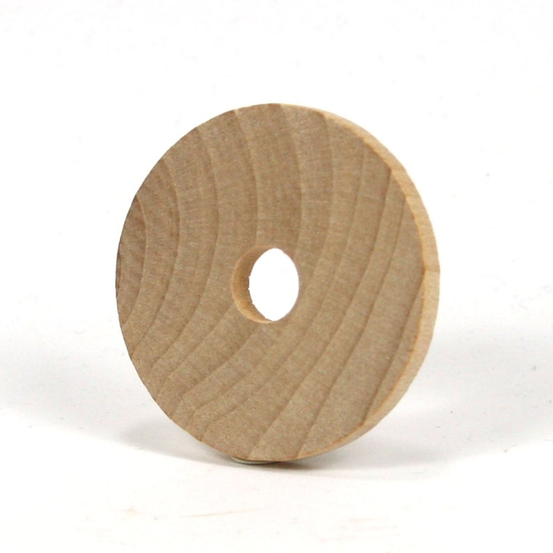 Unfinished Wood Washer Round 1-3/4 in Diameter and 3/16 | Etsy