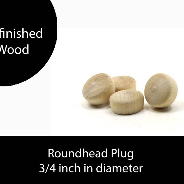 Wood Button Plugs - Etsy