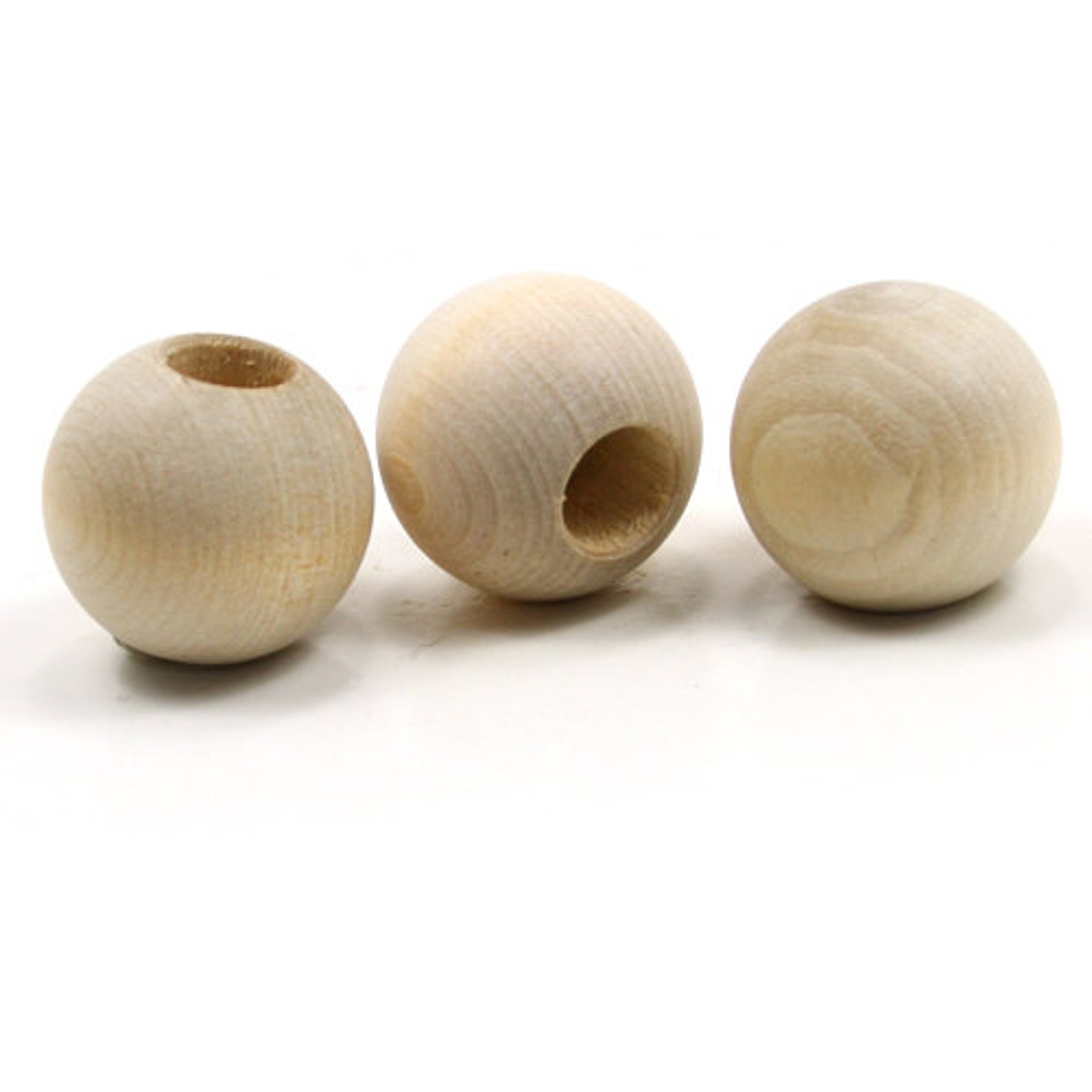 Unfinished Wood Ball Dowel Cap 1-1/4 Inches in Diameter With - Etsy