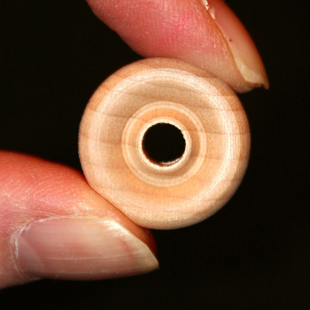 Unfinished Wood Wheel Mini Wooden Toy - 3/4 Inches in Diameter and 3/16 ...