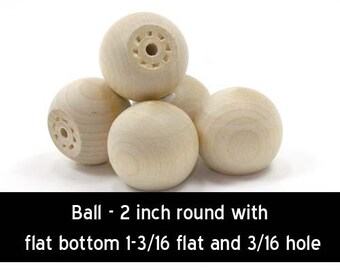 Wooden Ball 2 Inch | Etsy