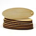 Unfinished Wood Oval 2-3/4 Inches Tall by 1 Wide and 1/8 - Etsy
