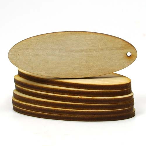 Unfinished Wood Oval 2-3/4 Inches Tall by 1 Wide and 1/8 - Etsy
