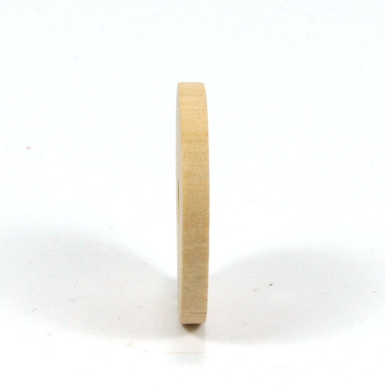 Unfinished Wood Washer Round - 1-3/4 in Diameter and 3/16 Inches Thick ...