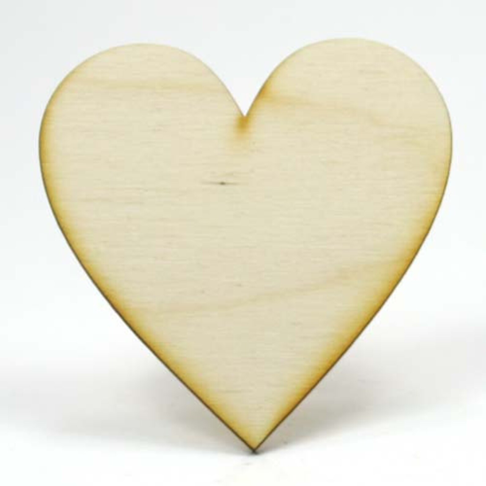 Unfinished Wood Heart - 3inches Tall by 3 Inches Wide and 1/8 Inch ...
