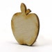 Unfinished Wood Apple 3 Inches Tall by 2-1/2 Inches Wide and - Etsy