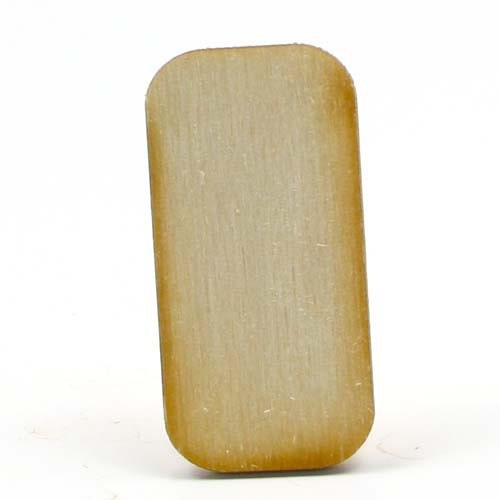 Unfinished Wood Rectangle - 2 Inches Tall by 1 Inch Wide and 1/8 Inch ...