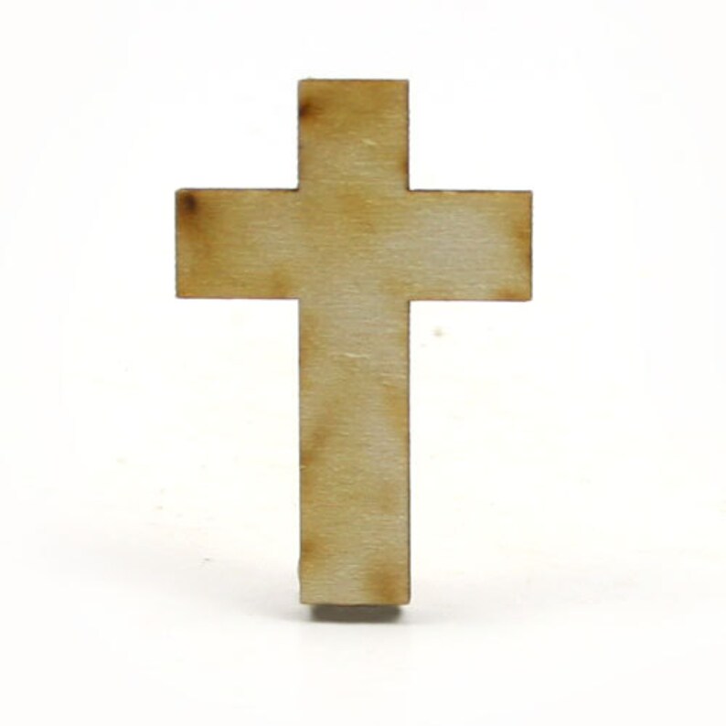 Unfinished Wood Cross 1-1/2 Inches by 1 Inch and 1/8 Inch - Etsy