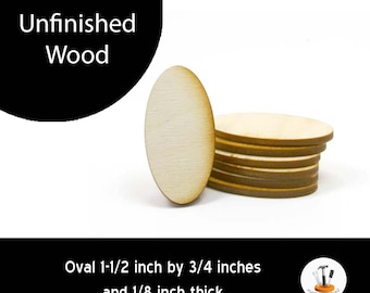 2 34 Oval Shape Wooden Cutout Shape, Silhouette, Gift Tags Ornaments ...