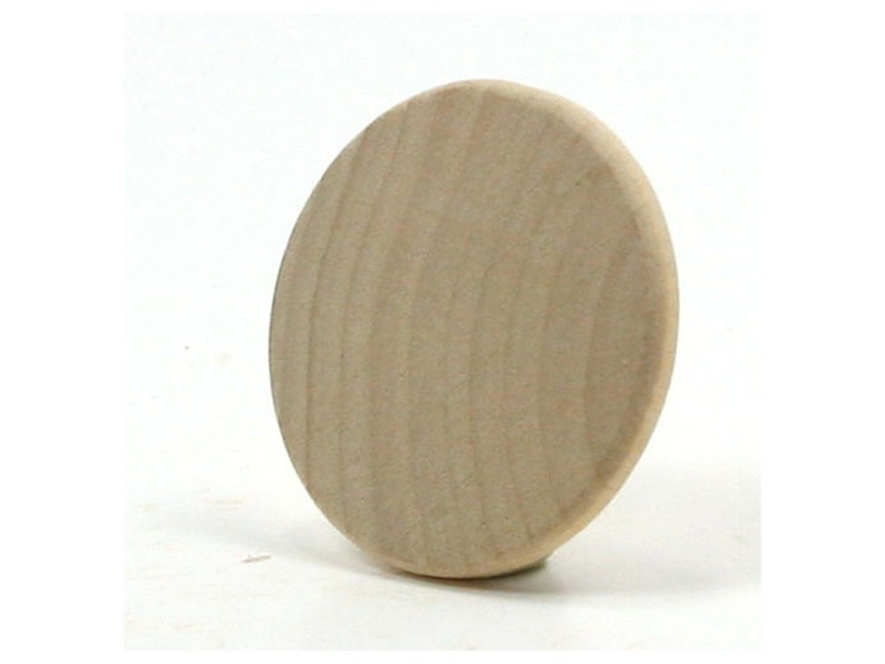 Unfinished Wood Round Circle Disk 1 Inch in Diameter and 1/8 - Etsy