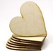 Unfinished Wood Heart - 3inches Tall by 3 Inches Wide and 1/8 Inch ...