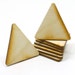 Unfinished Wood Triangle 2 Inches Tall by 2 Inches Wide and - Etsy