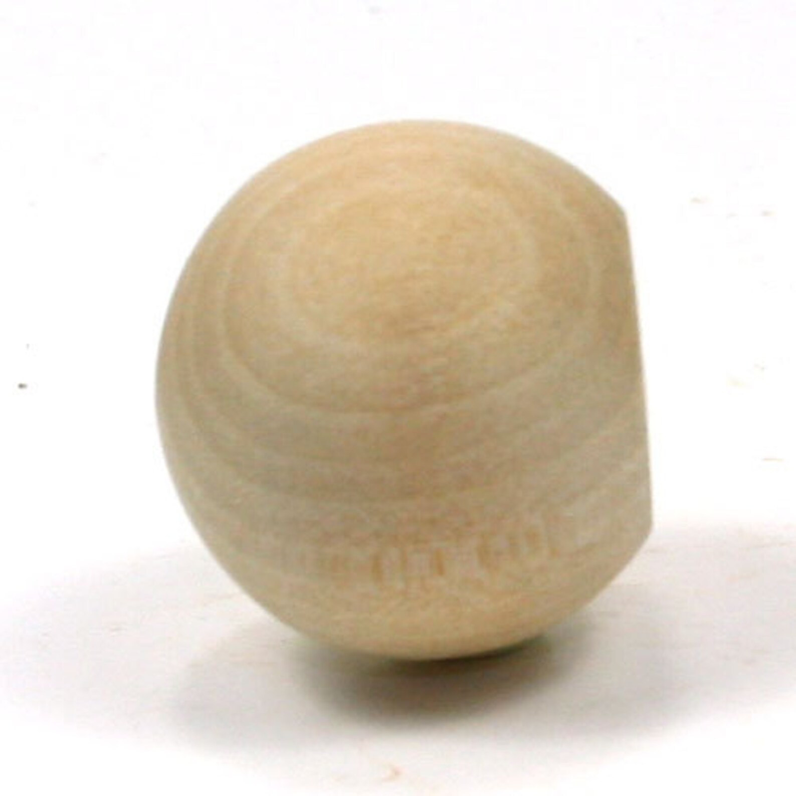 Wood Ball With Flat Bottom Unfinished 2 Inch in Diameter and - Etsy