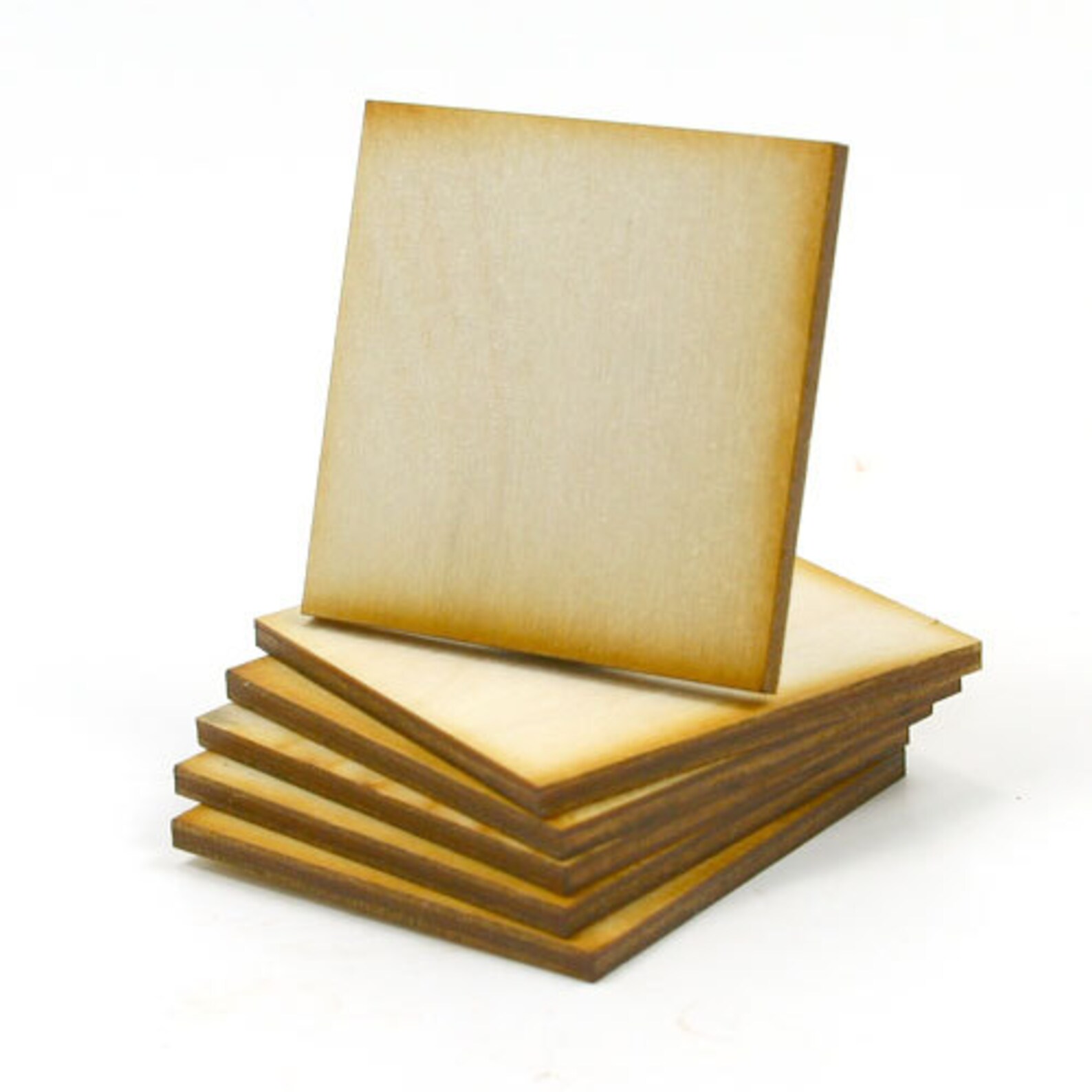 Unfinished Wood Square 1-1/2 X 1-1/2 X 1/8 Inch With Square - Etsy