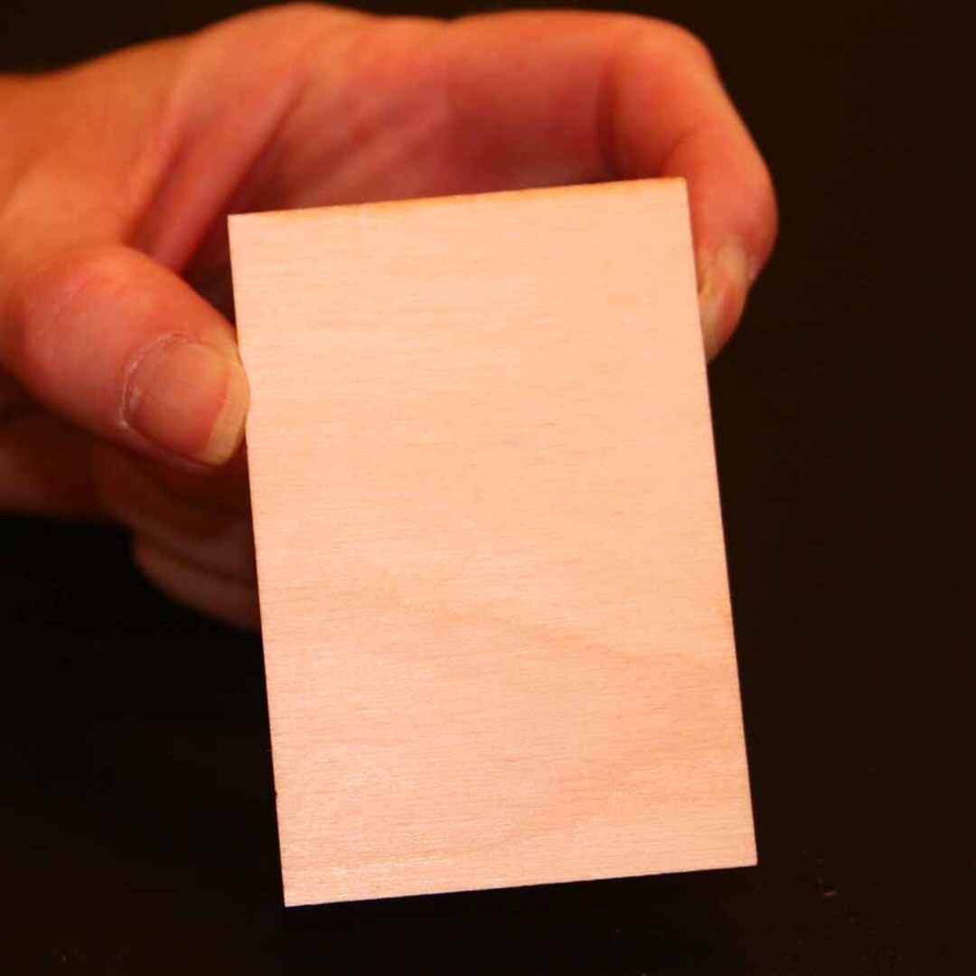 Unfinished Wood Rectangle - 3 Inches by 2 Inches and 1/8 Inch Thick ...