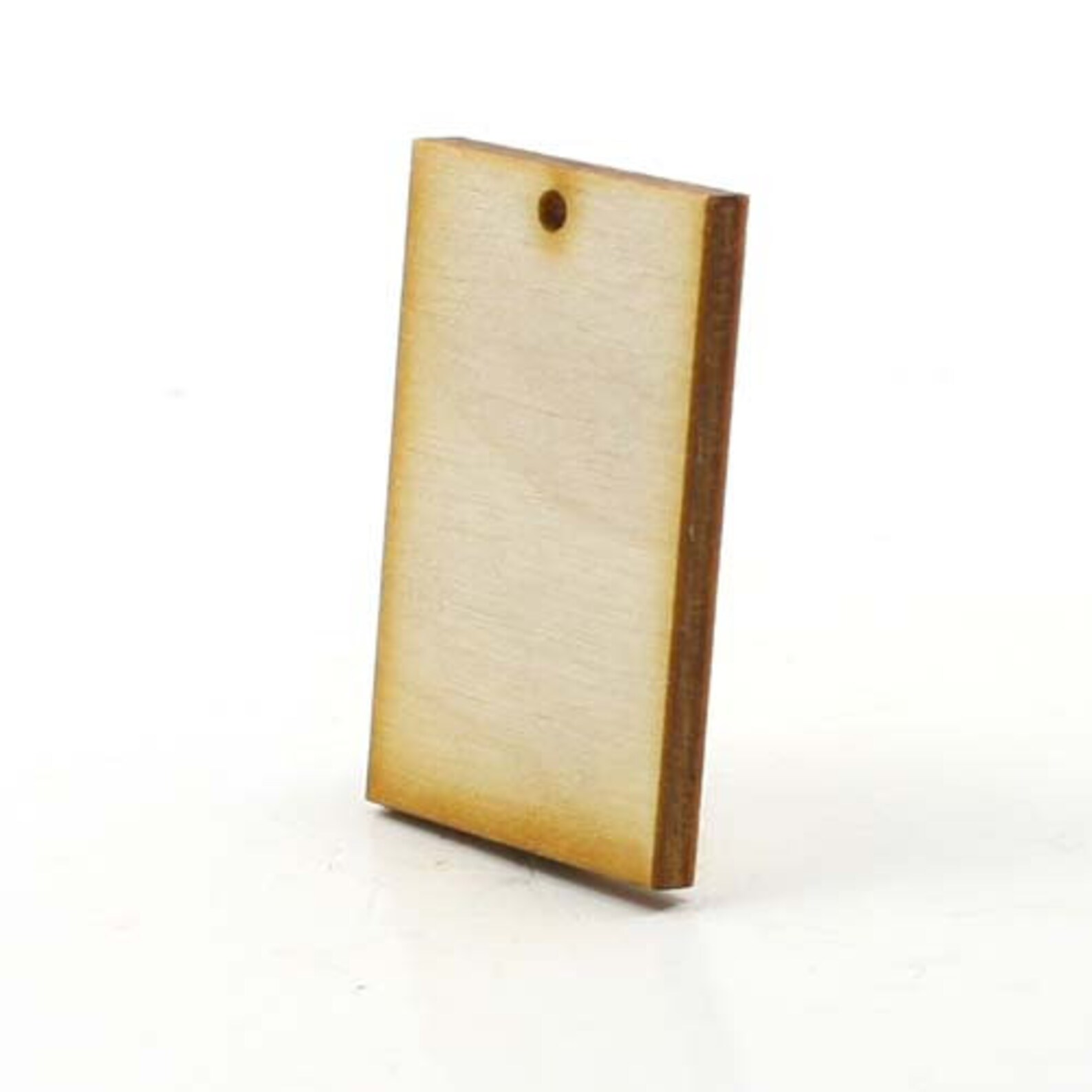 Unfinished Wood Rectangle - 1-1/2 Tall by 1 Inch Wide and 1/8 Inch ...