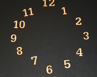 1 Inch Clock Numbers - Etsy
