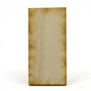 Unfinished Wood Rectangle - 2 Inches Tall by 1 Inch Wide and 1/8 Inch ...