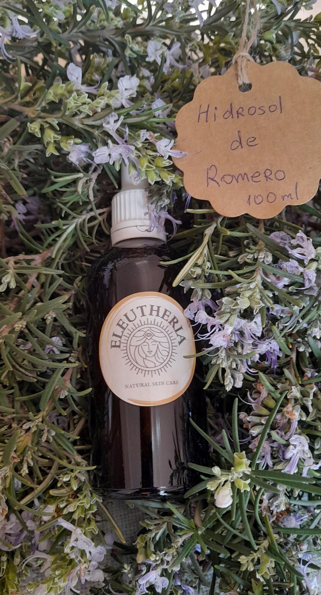 Organic Rosemary Hydrosol: Wildcrafted Facial Toner & Hair Mist - 100ml ...