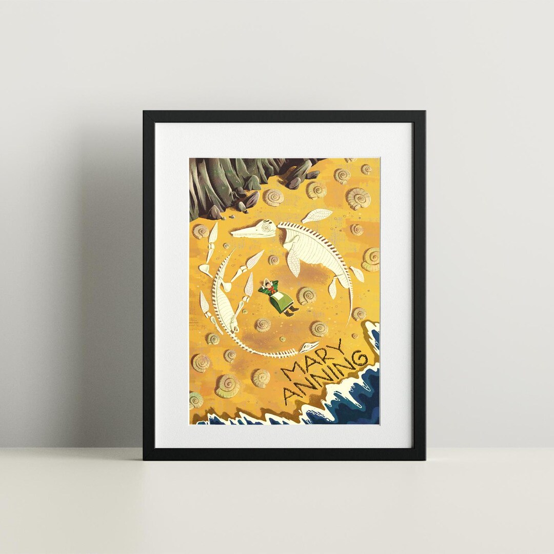 Mary Anning | Paleontology | Digital Download | A4 (210 X 297 Mm / 8.3 ...