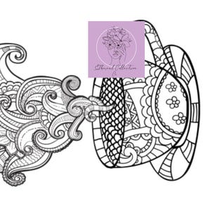 Coffee Lovers Coloring Pages Relaxing Caffeine-themed PDF Print Digital ...