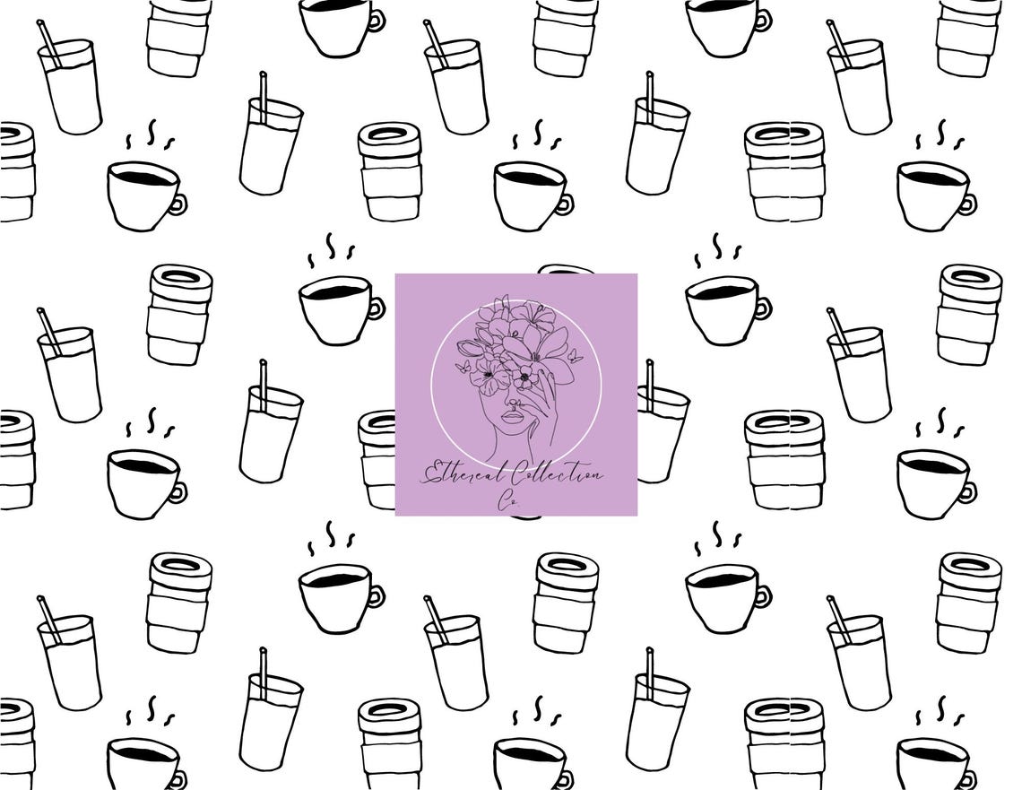 Coffee Lovers Coloring Pages Relaxing Caffeine-themed PDF Print Digital ...